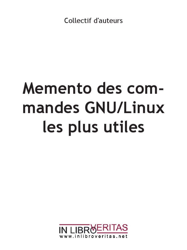 Memento Des Commandes Gnu Linux Les Plus Utiles | PDF