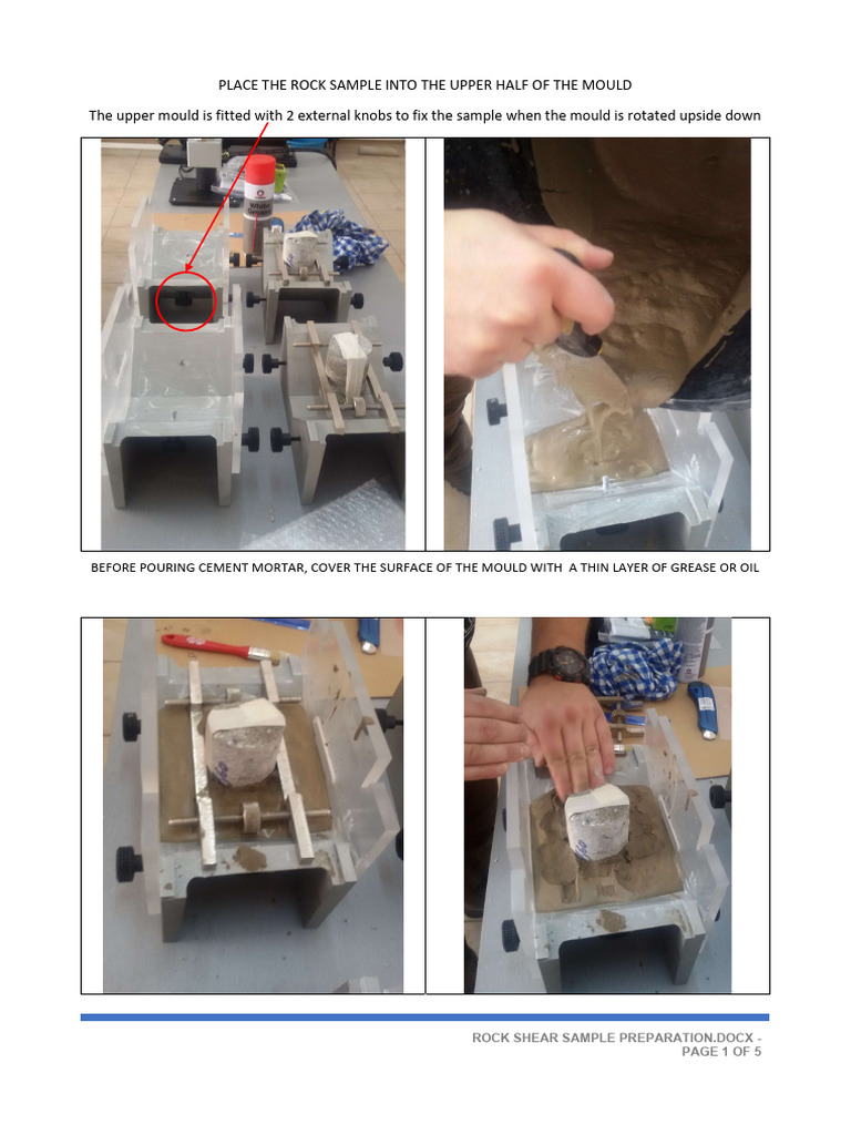 32-D0548 - Rock Shear Sample Preparation | PDF