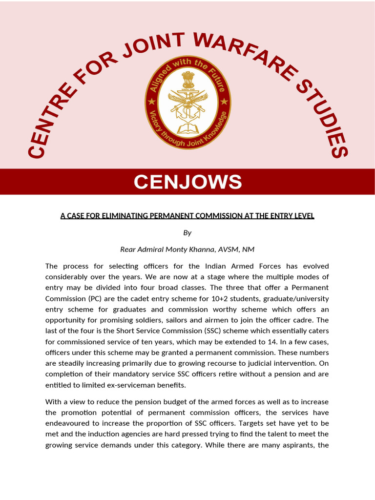 A Case For Eliminating Permanent | PDF | Pension