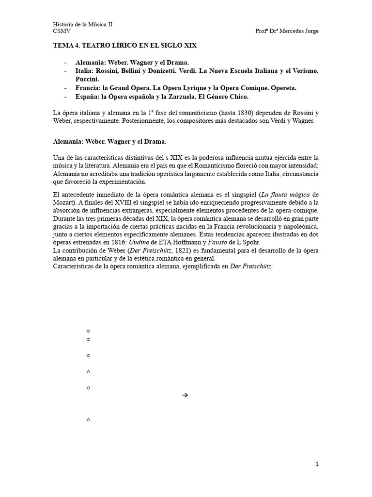 UD4 -Pera HM2 | PDF | Richard Wagner | Ópera