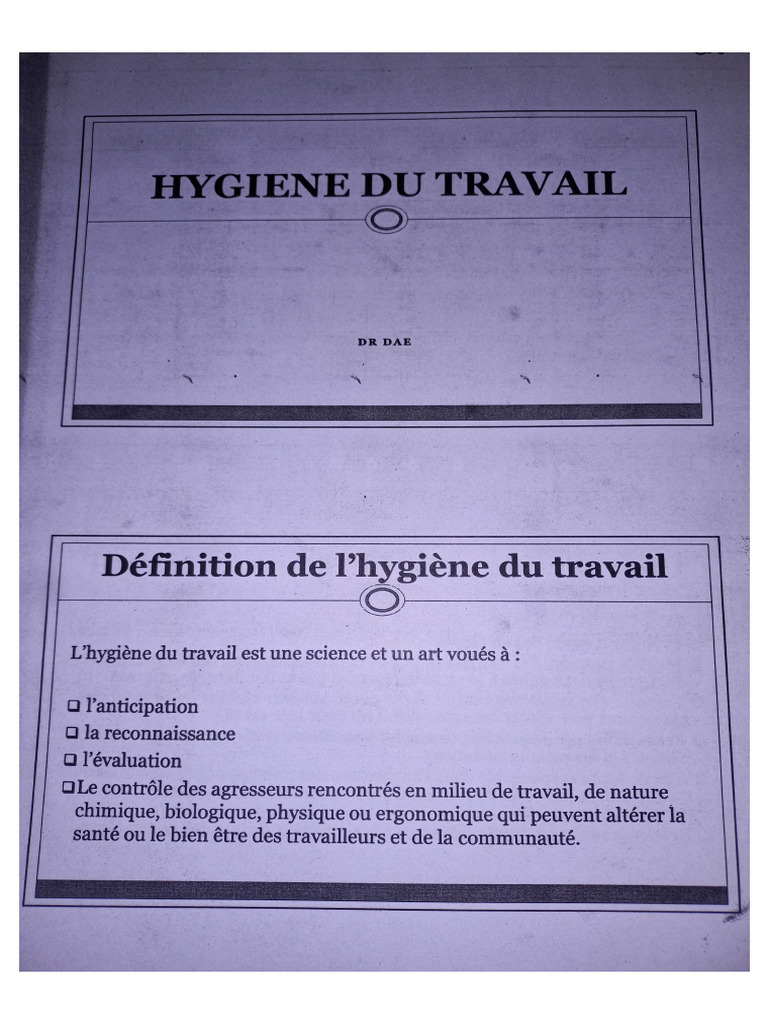 Hygiène_du_travail | PDF