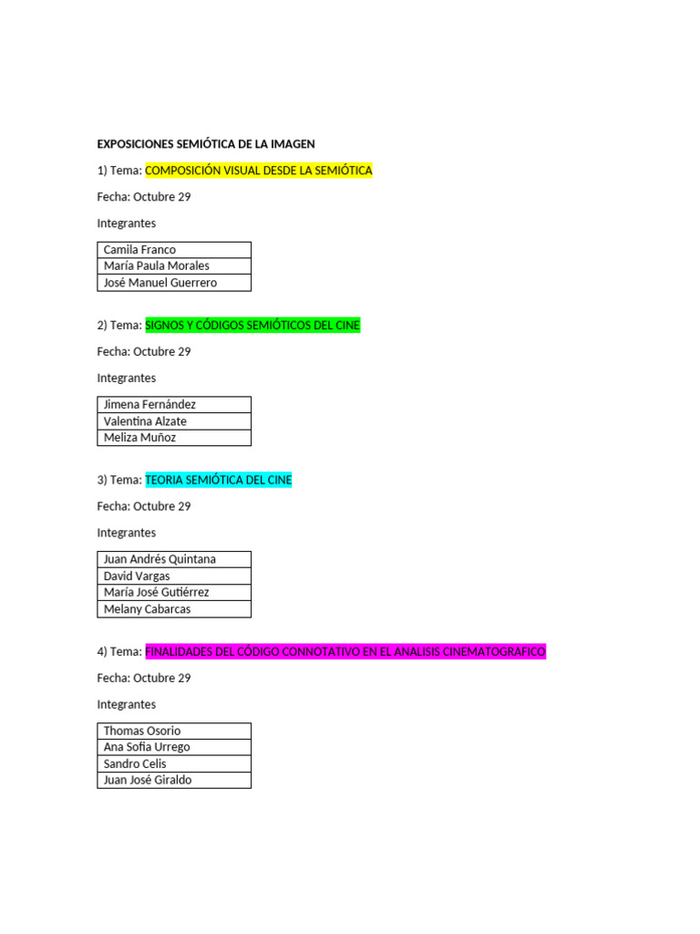 Análisis Semiótico en Cine y Montaje | PDF