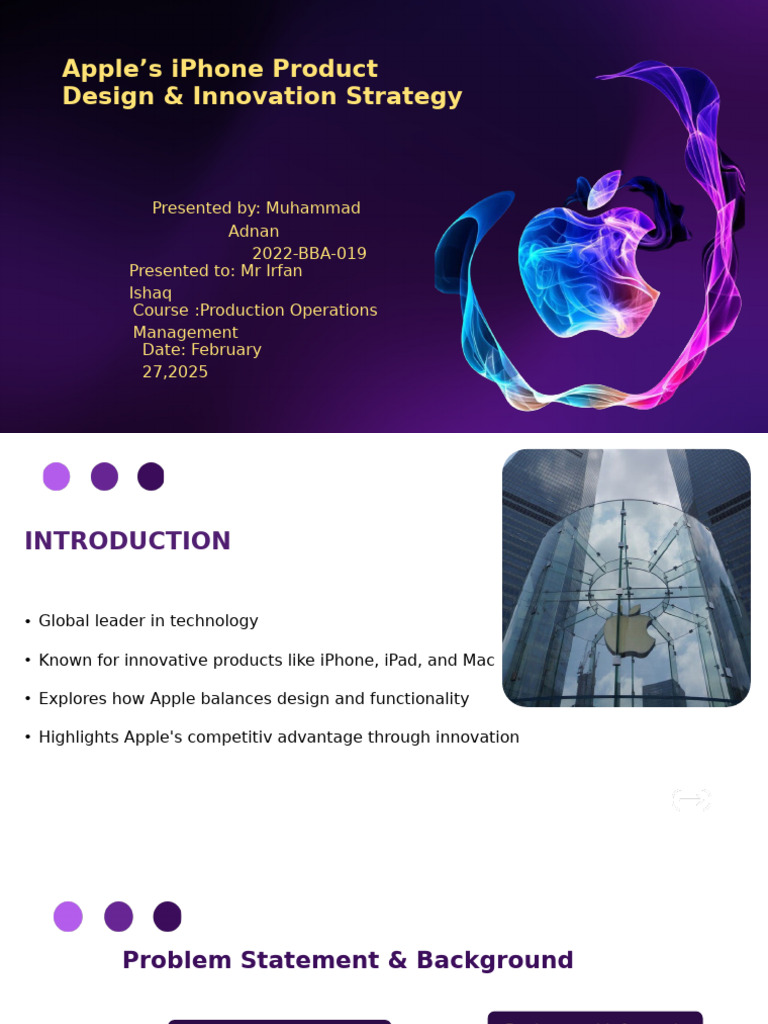 iPhone Design & Innovation Strategy | PDF | Apple Inc. | I Phone