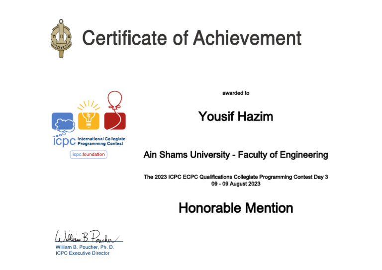 2024 Ecpcqdaythree2023 Yousif Hazim Place | PDF