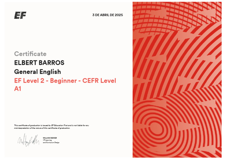 Cerficado Elbert 2 | PDF