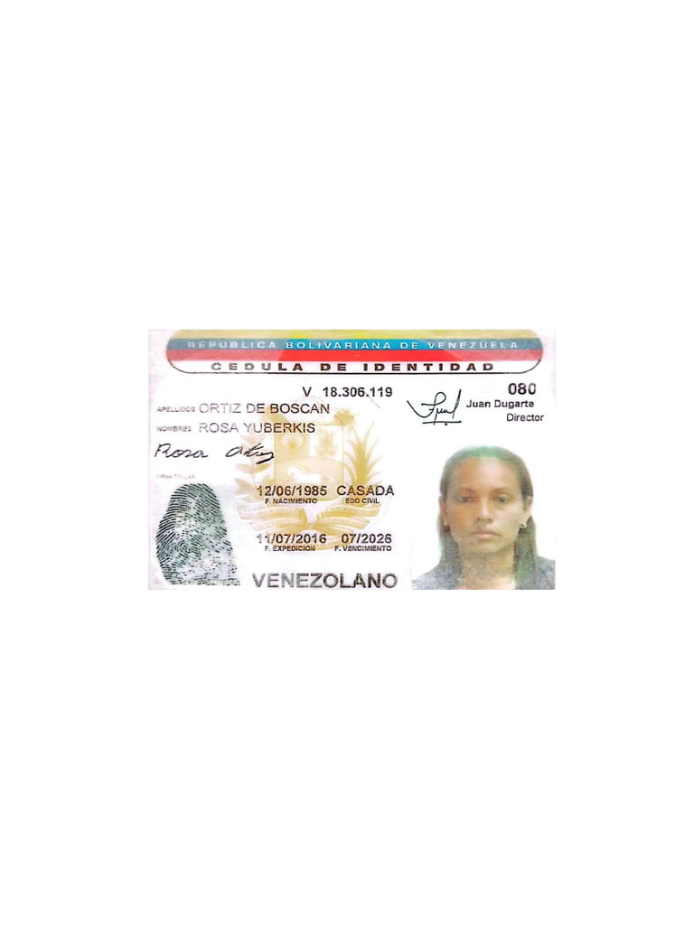 Cedula de Rosa | PDF