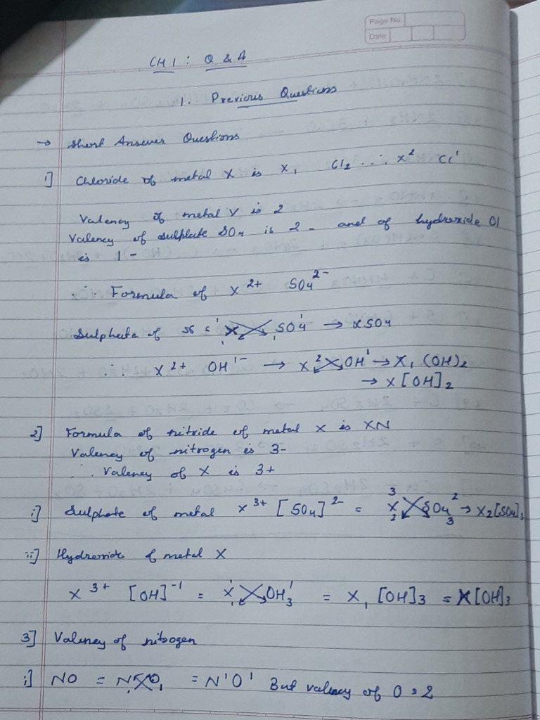 Chemistry CH 1 Q and A | PDF