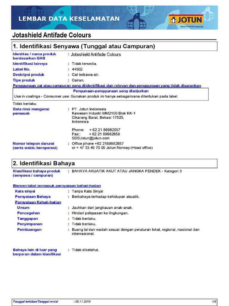 LDKB - Jotun - Jotashield Edit | PDF