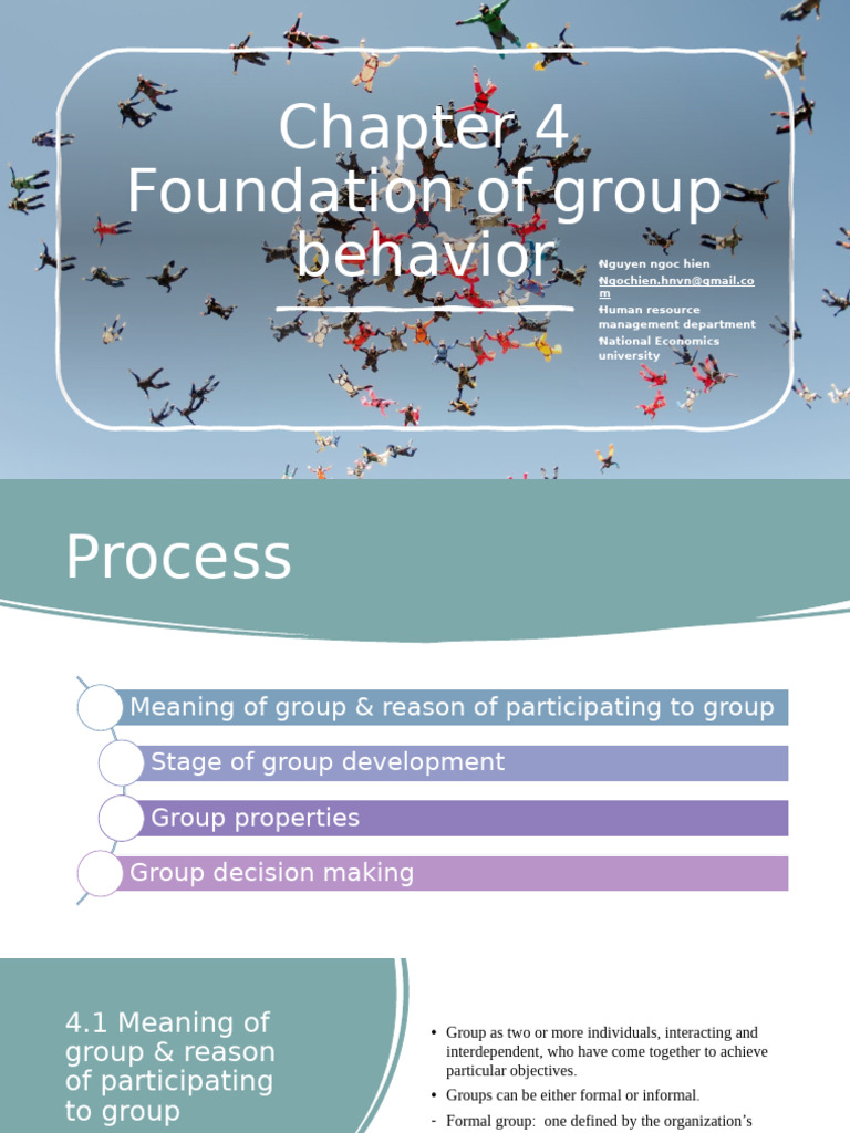Understanding Group Behavior Dynamics | PDF | Group Cohesiveness ...
