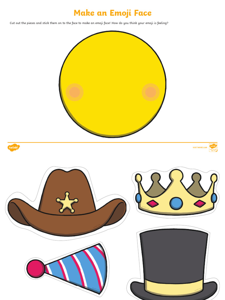 Create Your Own Emoji Face Craft | PDF