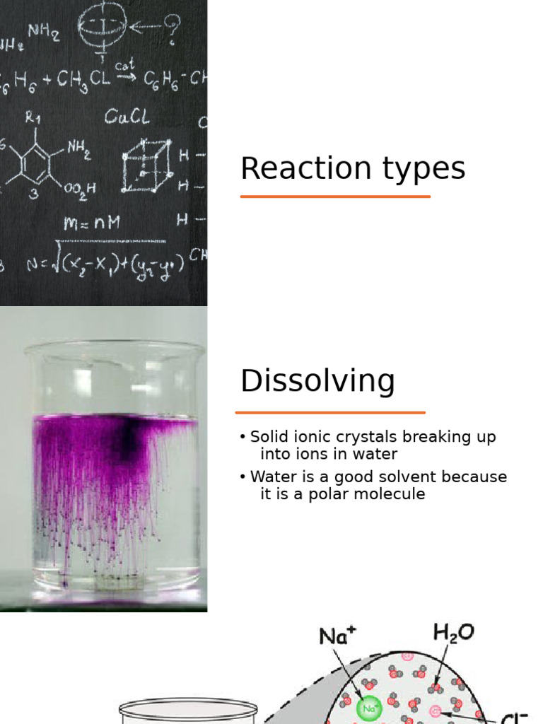 Unit 7- Reaction types (1) | PDF