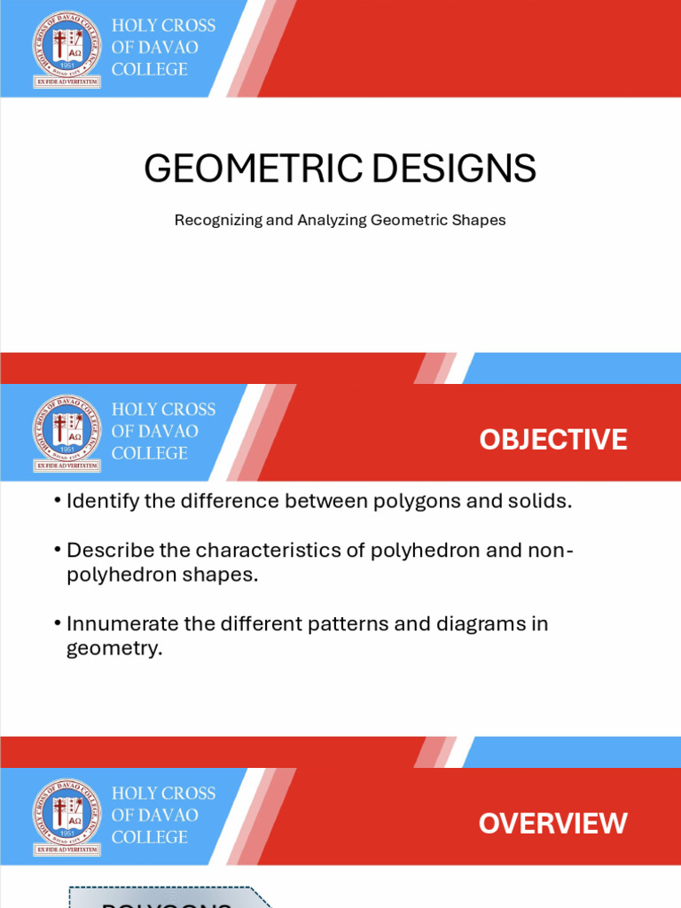 11. Recognizing and Analyzing Geometric Shapes | PDF | Shape | Pattern