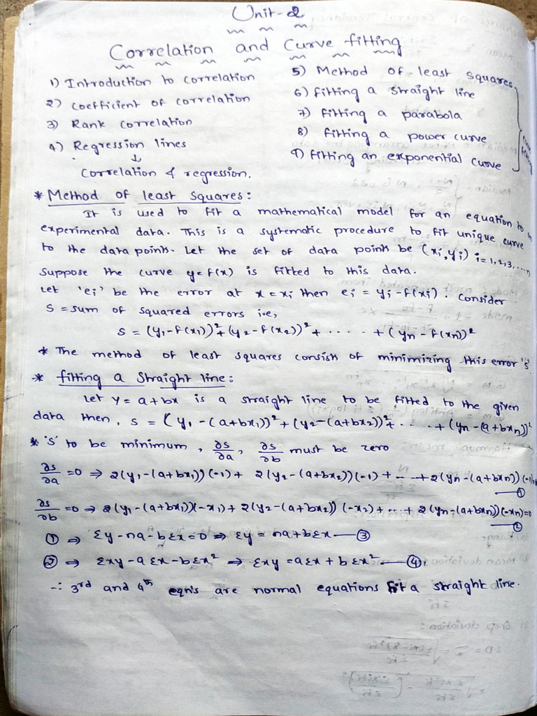 (P.S) UNIT-2 (CLG Notes) | PDF