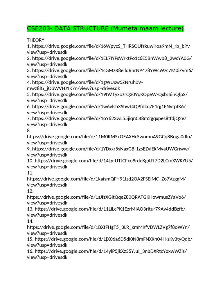 Data Structure | PDF