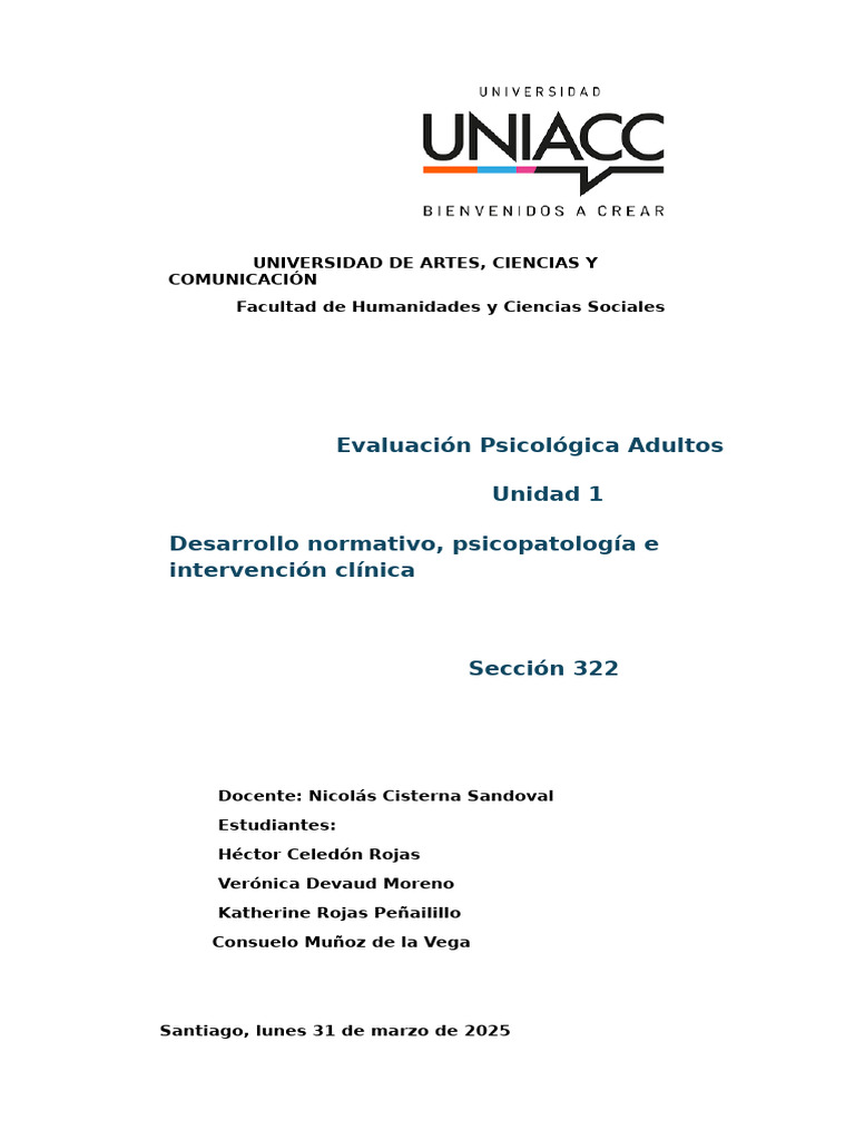 Hector - Celedon, Katherine - Rojas, Veronica - Devaud, Consuelo ...