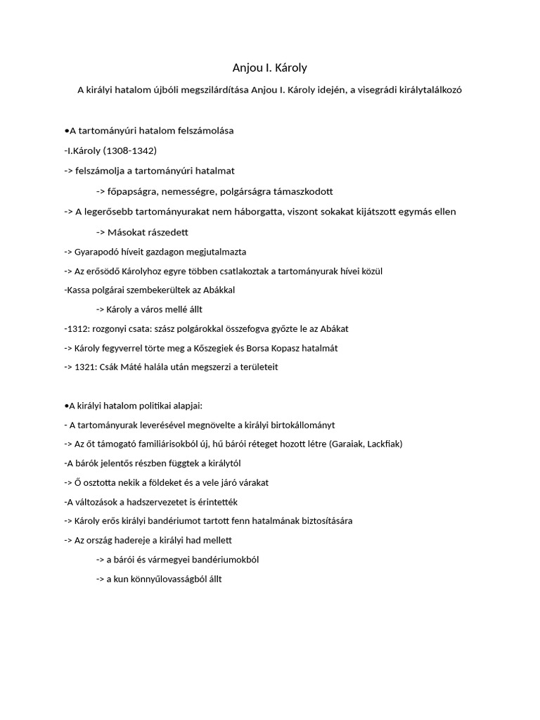 Anjou I. Károly | PDF
