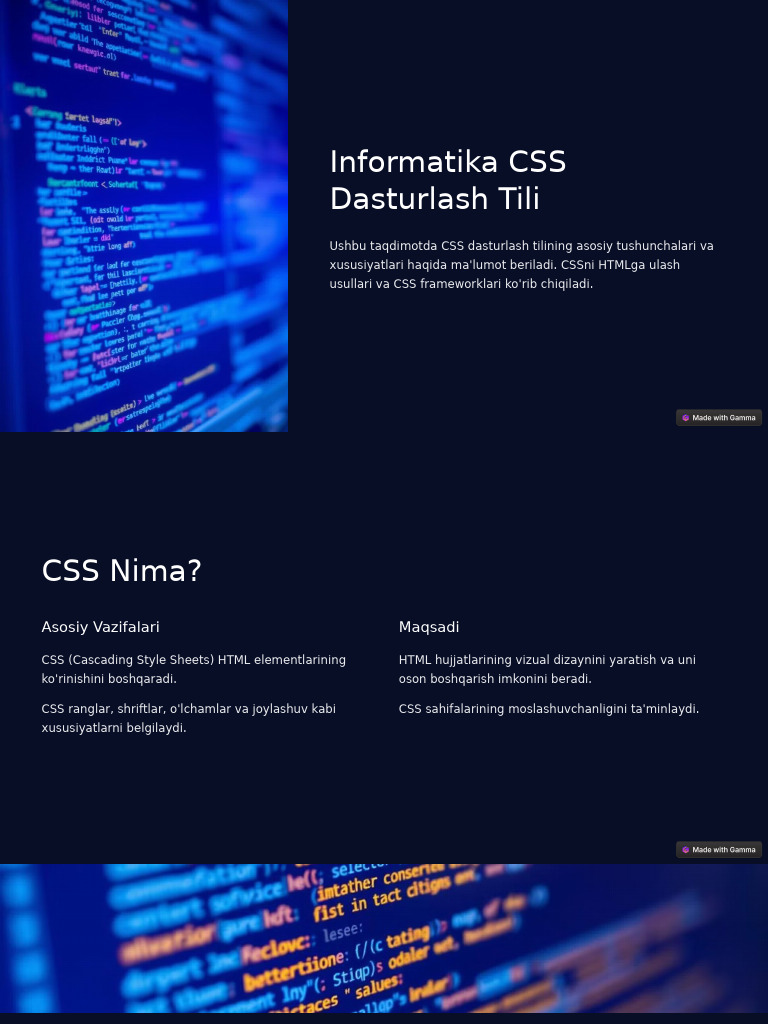 Informatika-CSS-Dasturlash-Tili | PDF