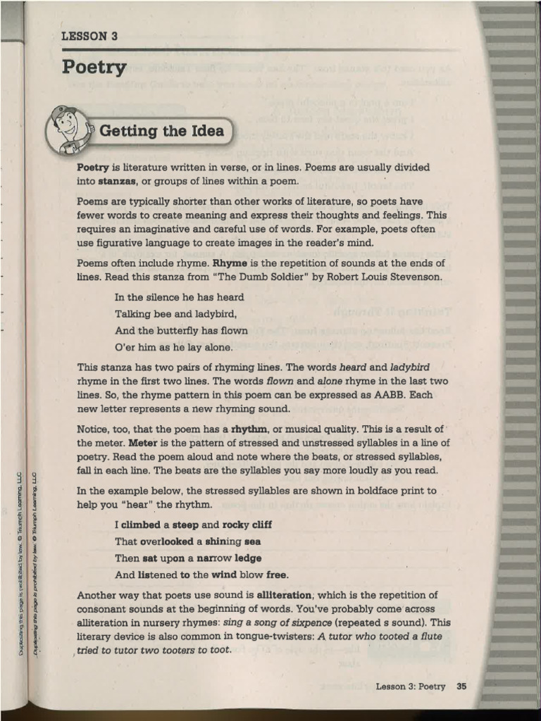Annotated-ELA7 NC Coach NC Ready Chapter 1 Reading Literature Lesson 3 ...