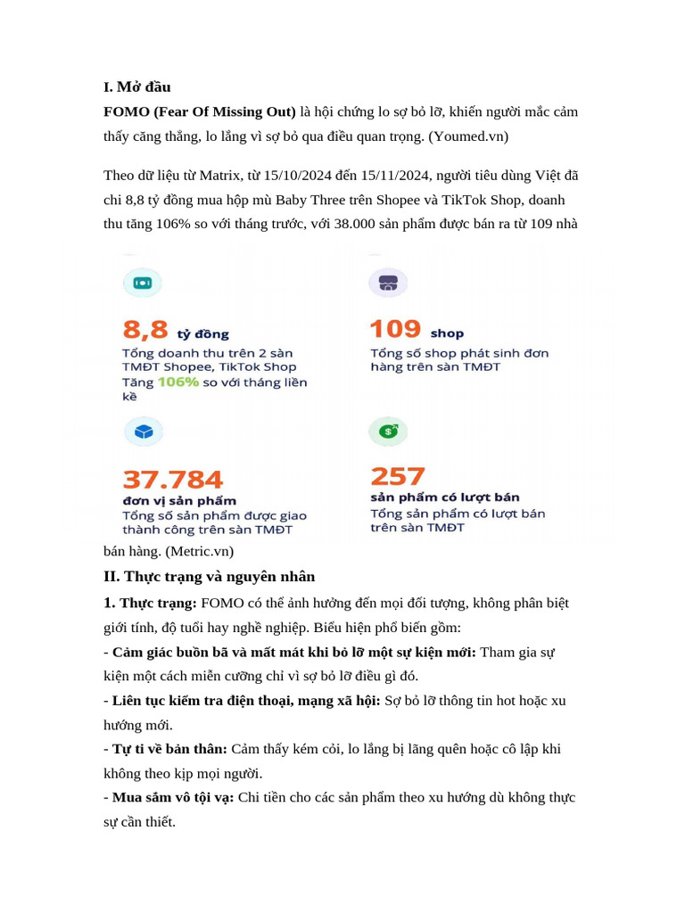 FOMO | PDF