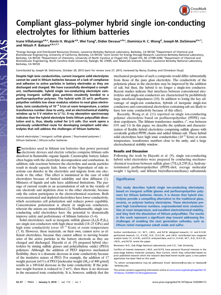 Compliant glass_polymer hybrid single ion-conducting electrolytes for ...
