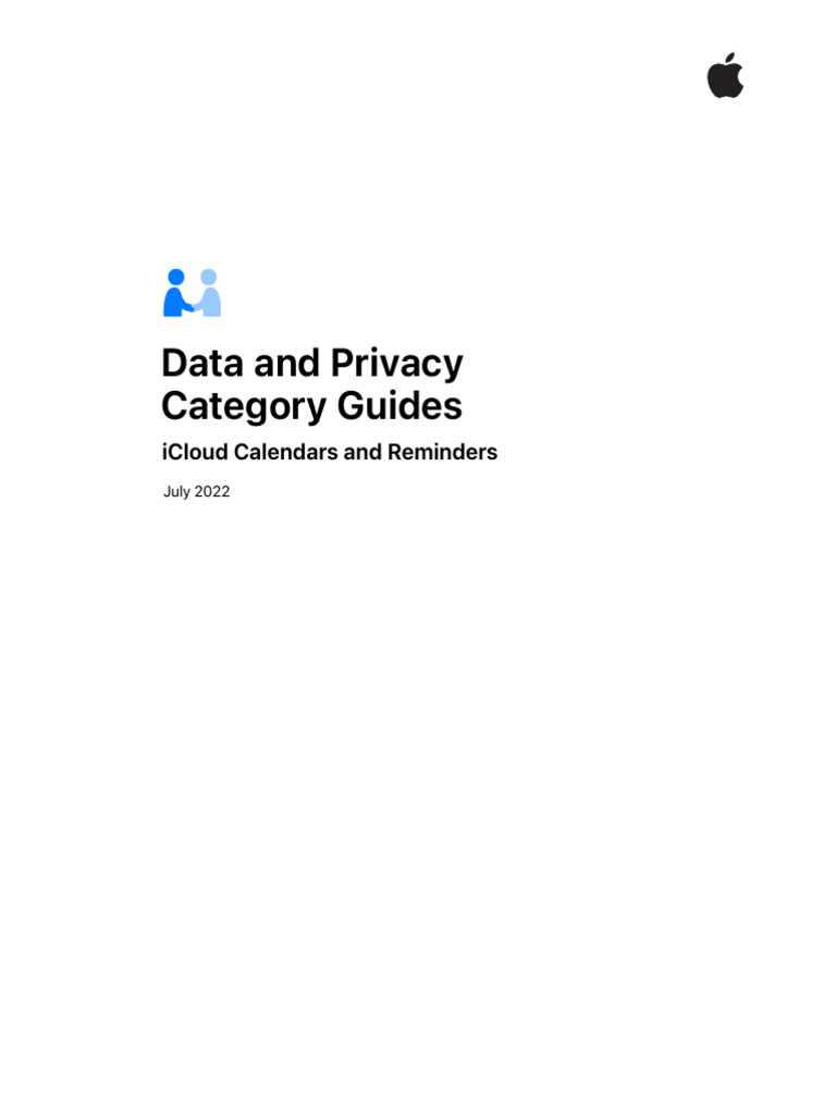 iCloud Calendar Privacy Guidelines | PDF | I Cloud | Cyberspace