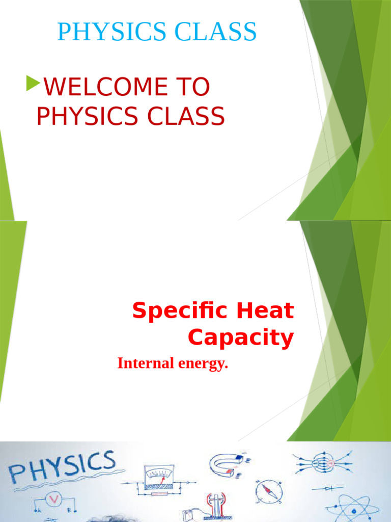 Specific Heat Capacity | PDF | Heat Capacity | Heat