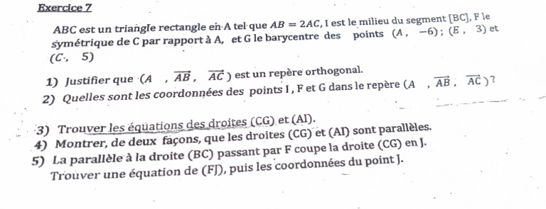 Exercice de Math 2nde S | PDF