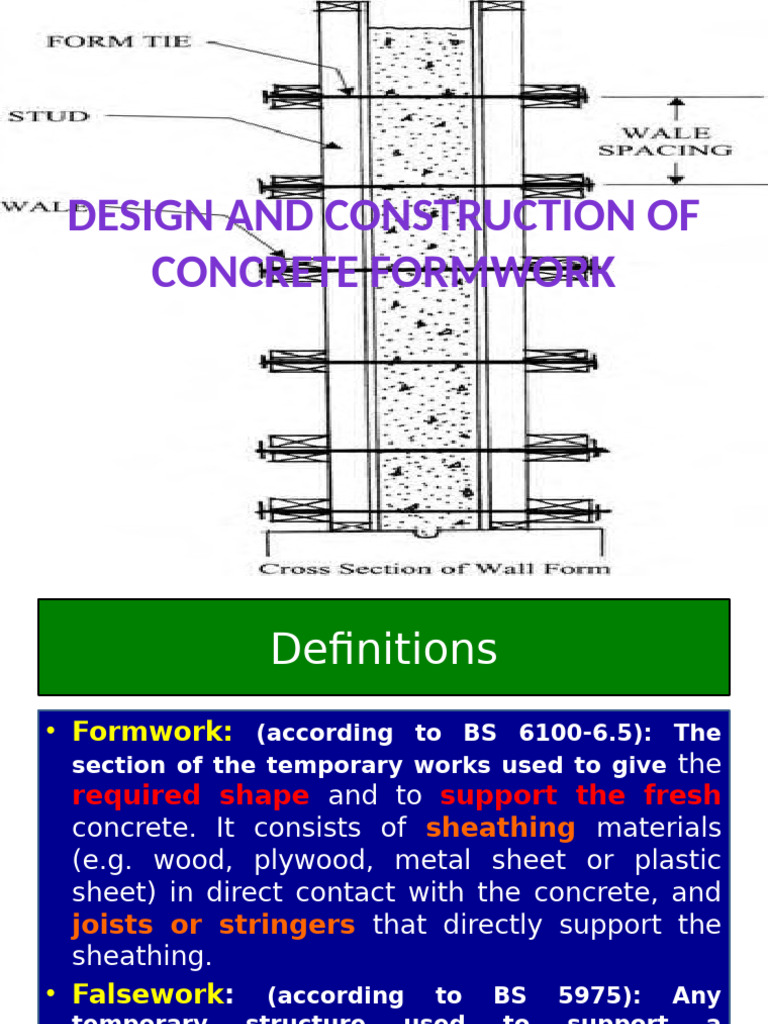 Concrete Formwork Design Guide | PDF | Concrete | Pressure