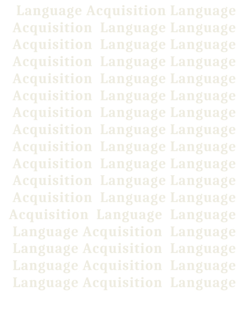 1424716276.3139booklet 1 | PDF | Second Language Acquisition | Language Acquisition
