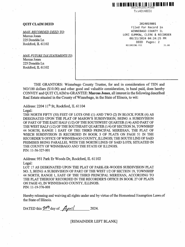 2024019801-1 Proof of Theft and Fraud / Tresspass - Conspiracy To ...