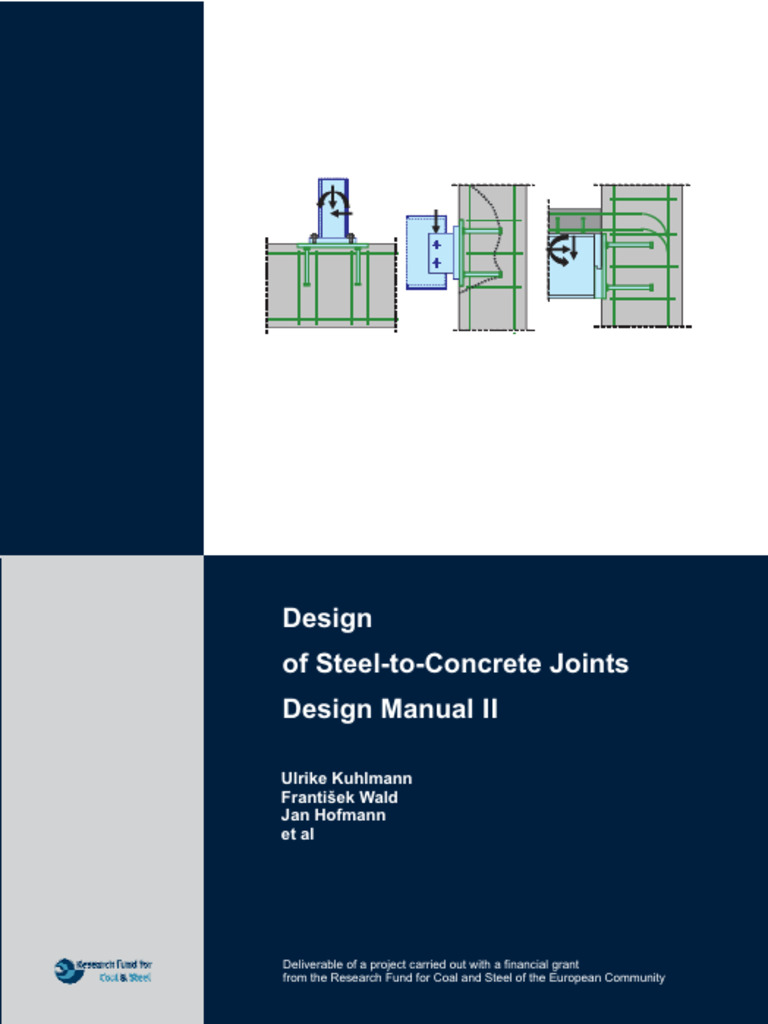 Steel-to-Concrete Joint Design Manual | PDF | Beam (Structure) | Bending