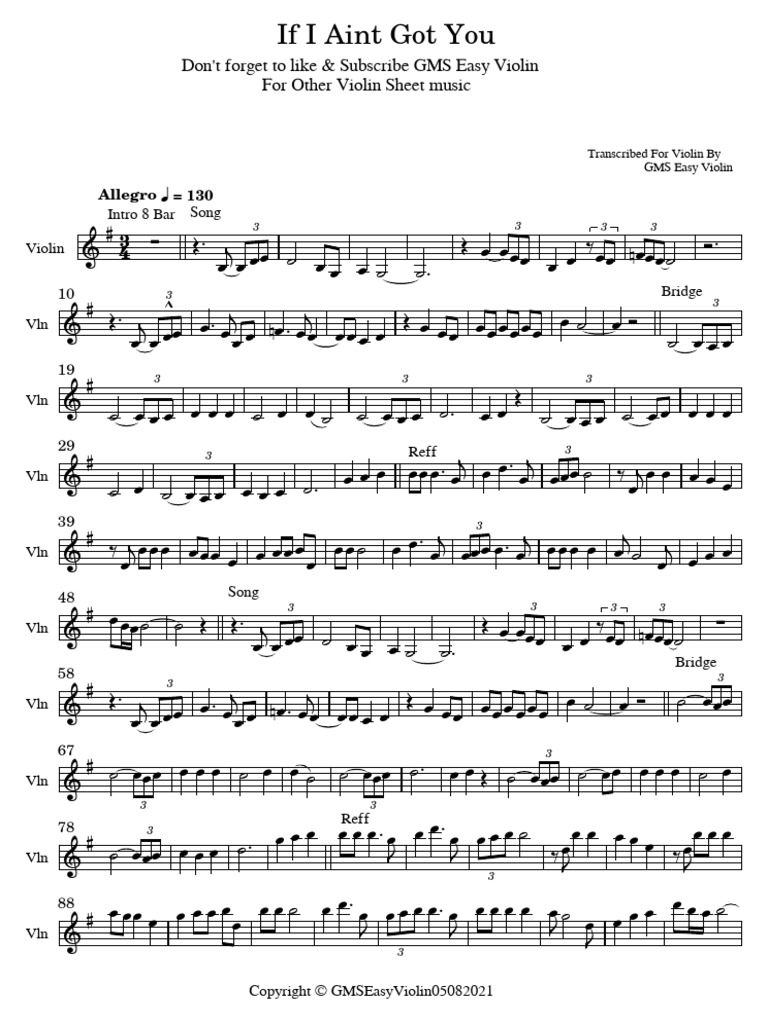 If I Aint Got You Alicia Keys | PDF