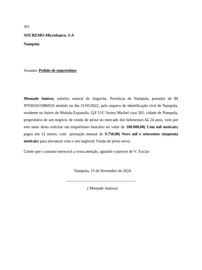 Carta Ao Socremo | PDF
