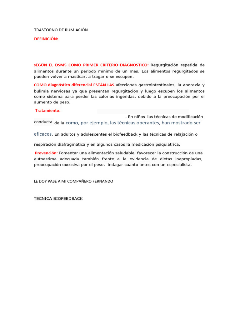 PDF - Trastorno de R | PDF