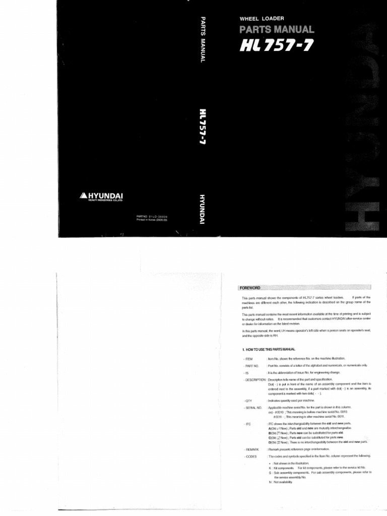 Catalogo Hyundai HL757 7 | PDF