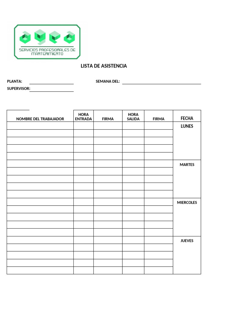 Lista de Asistencia Firmas | PDF