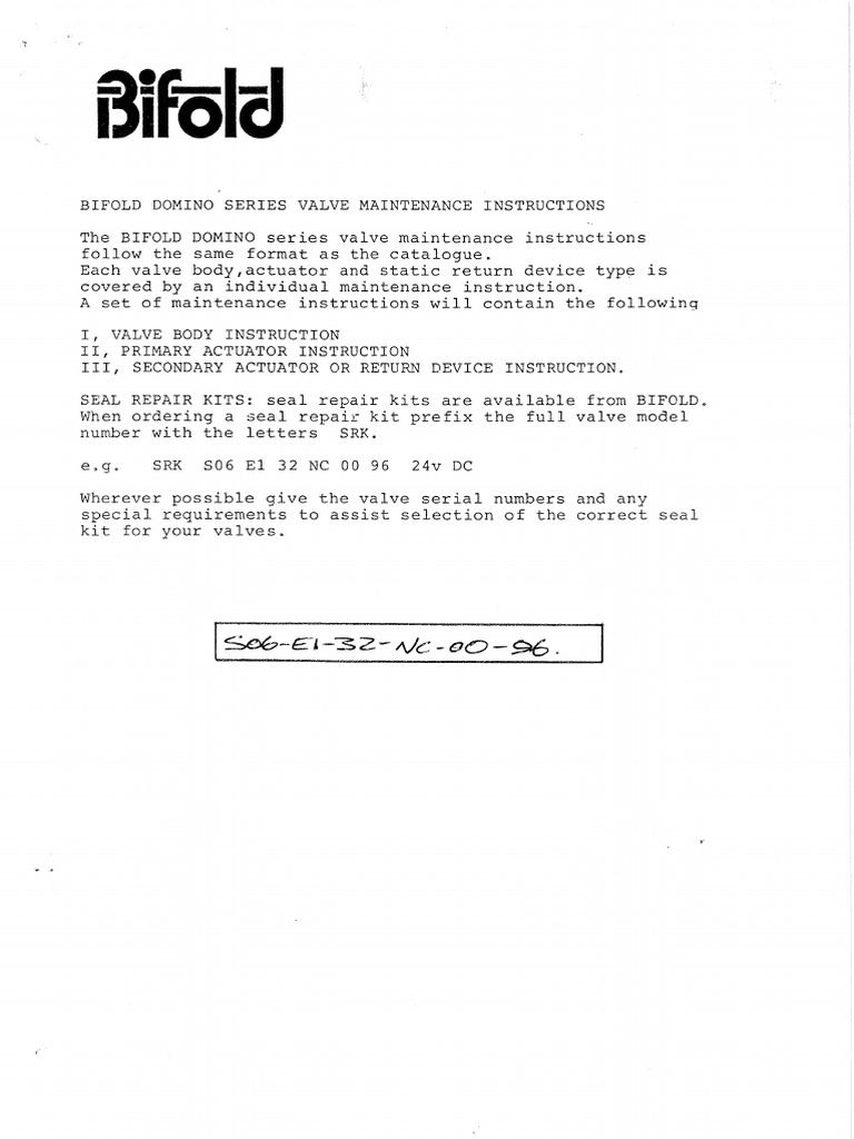 Bifold-Solenoid-Valve For Fluid | PDF