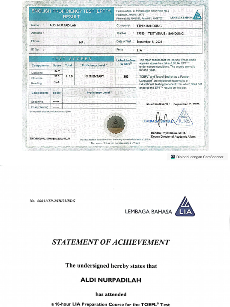 Sertifikat Aldi Nurpadilah | PDF