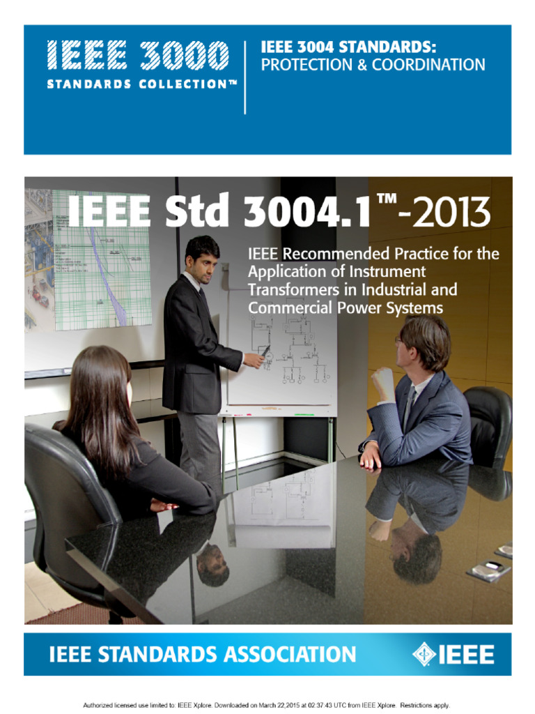 IEEE Recommended Practice For The Application of Instrument ...