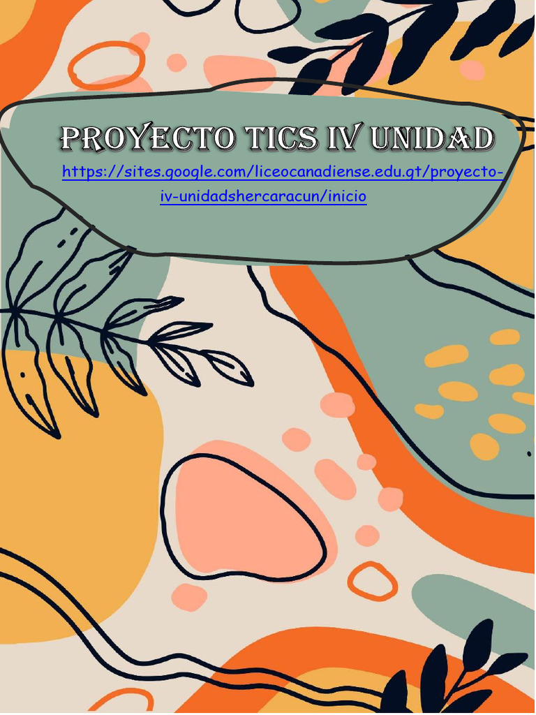 Proyecto Iv Unidad Tics | PDF