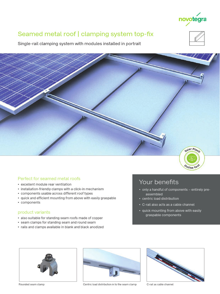 Data Sheet Seamed Metal Clamping System Novotegra | PDF | Building ...