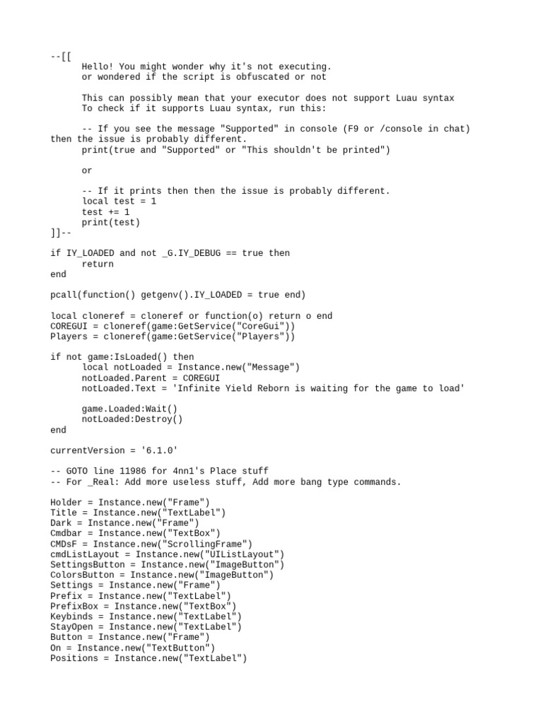 Luau Script Executor Guide | PDF | Computer File | Filename