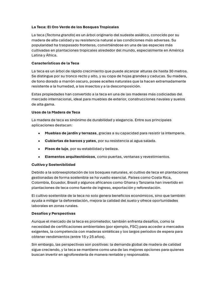 La Teca | PDF