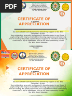 Certificate of Recognition For Feeding Program | PDF