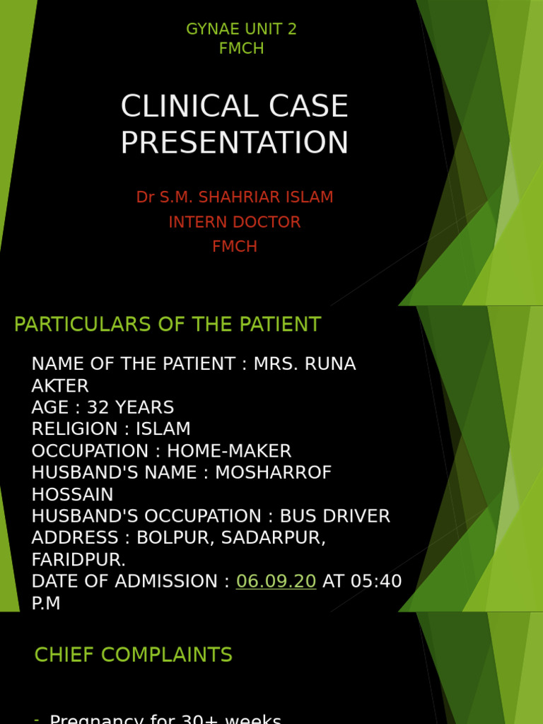 Weekly Pres by Shahriar | PDF | Pregnancy | Childbirth