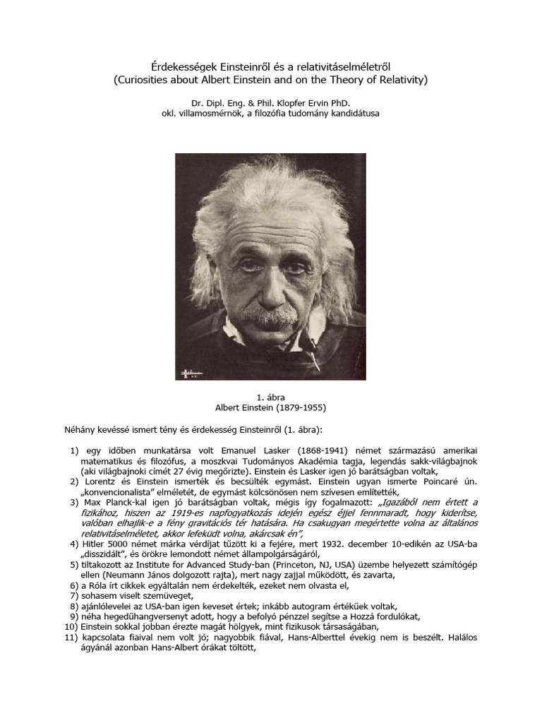 Einstein | PDF