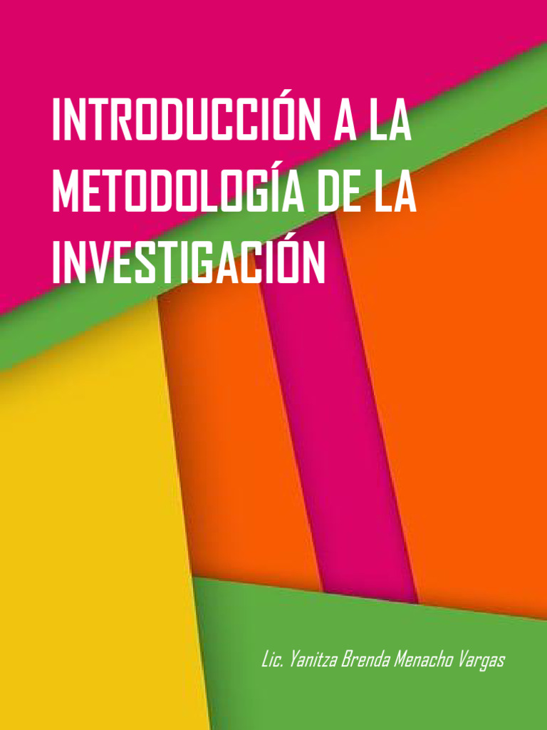 Met. Inv. - Texto (Primera Parte) | PDF | Método científico | Conocimiento