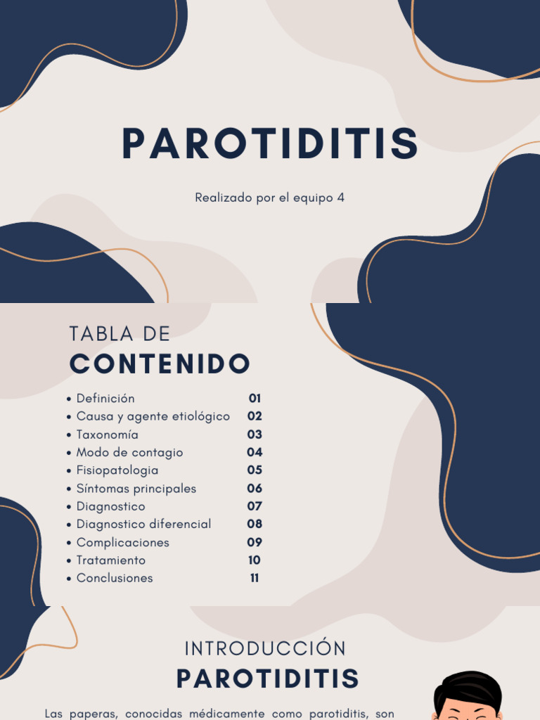 Parotiditis PDF | PDF | Virus | Salud pública