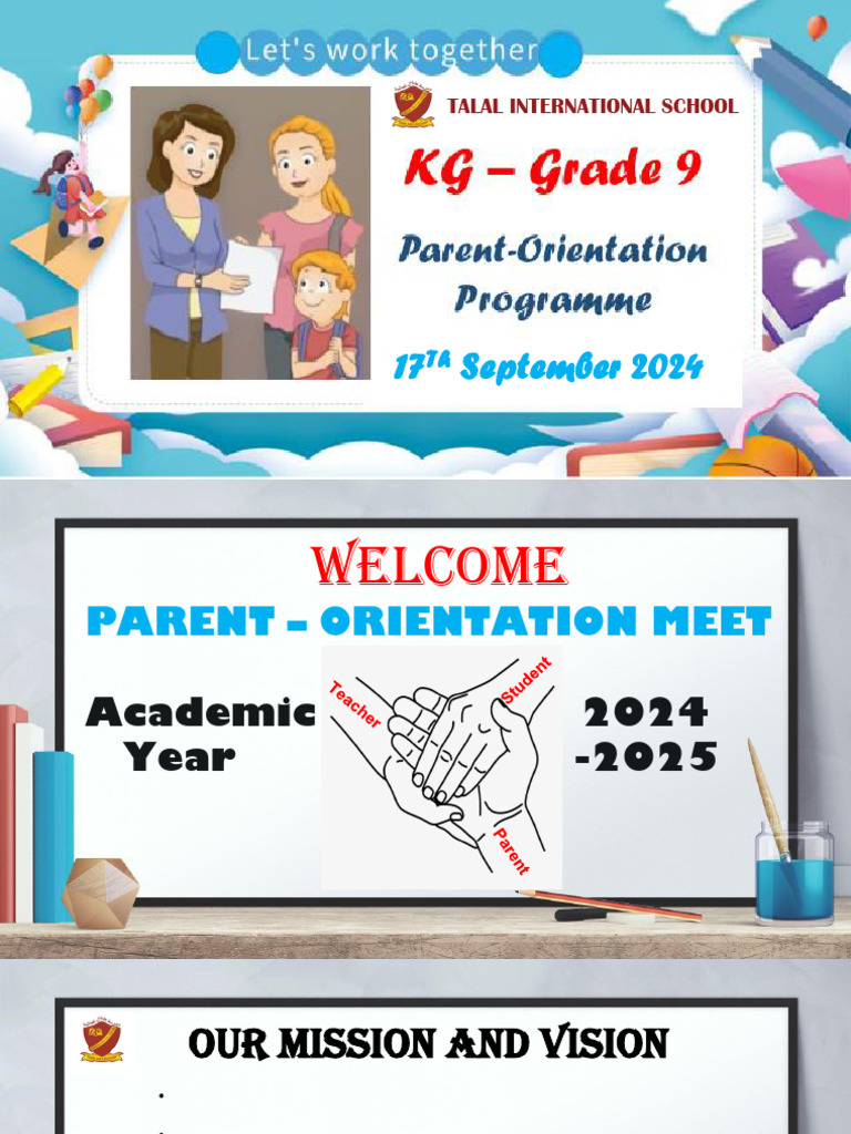 Talal International School Parent Orientation 2024 | PDF | Curriculum ...