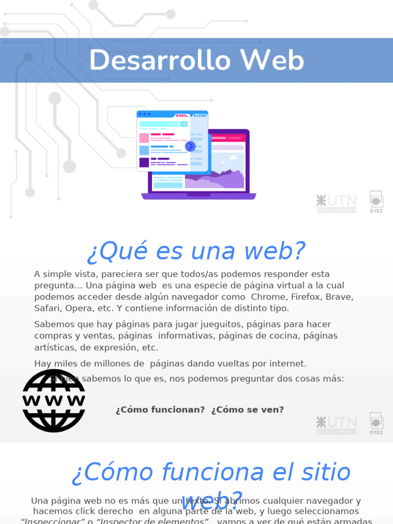 01. ¿Qué es una web_ | PDF | Red mundial | Internet y web